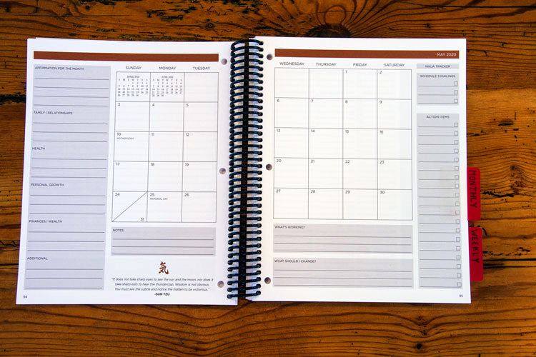 Ninja Planner Weekly View - Ninja Store